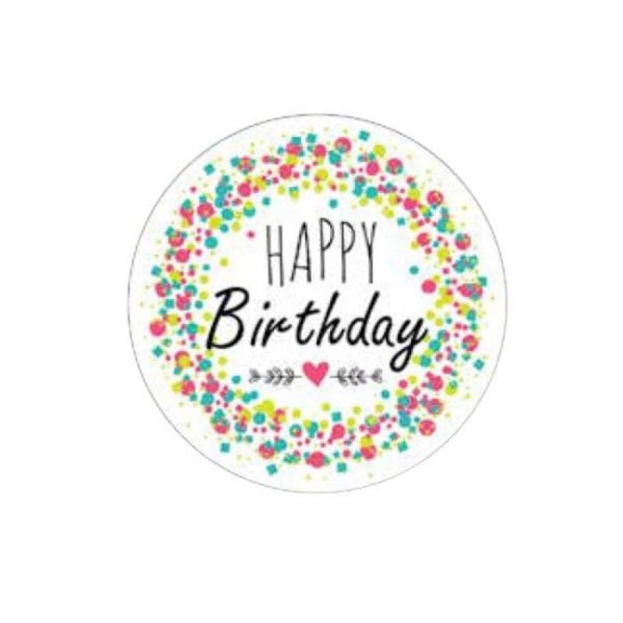 Edible disc - Happy Birthday (3pcs) - Special-Day.ch